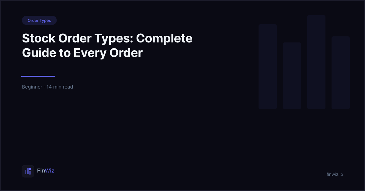 Stock Order Types: Complete Guide | FinWiz