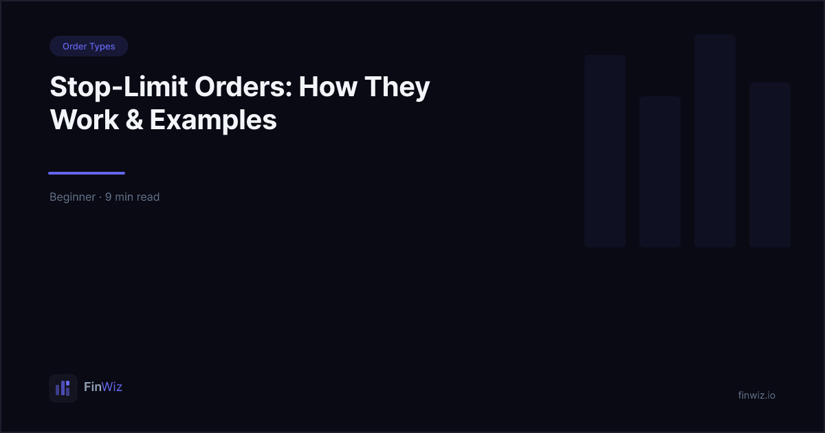 Stop-Limit Orders: How They Work with Examples